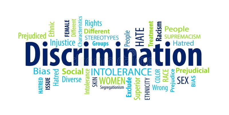 Discrimination Word Cloud Stock Illustrations – 2,164 Discrimination ...