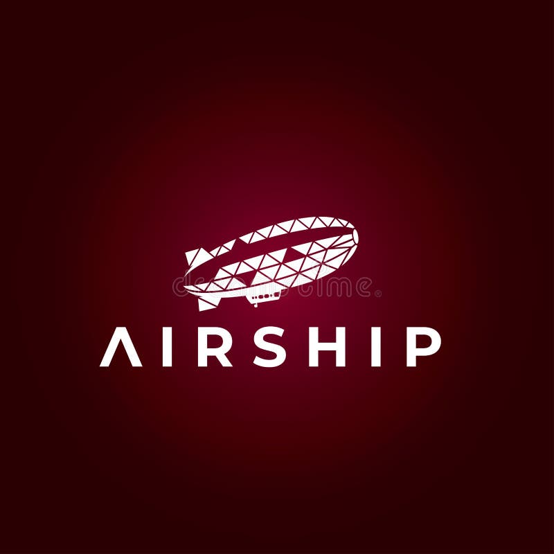 Airship Vector Logo Design. Airship Vector Icon Stock Vector ...