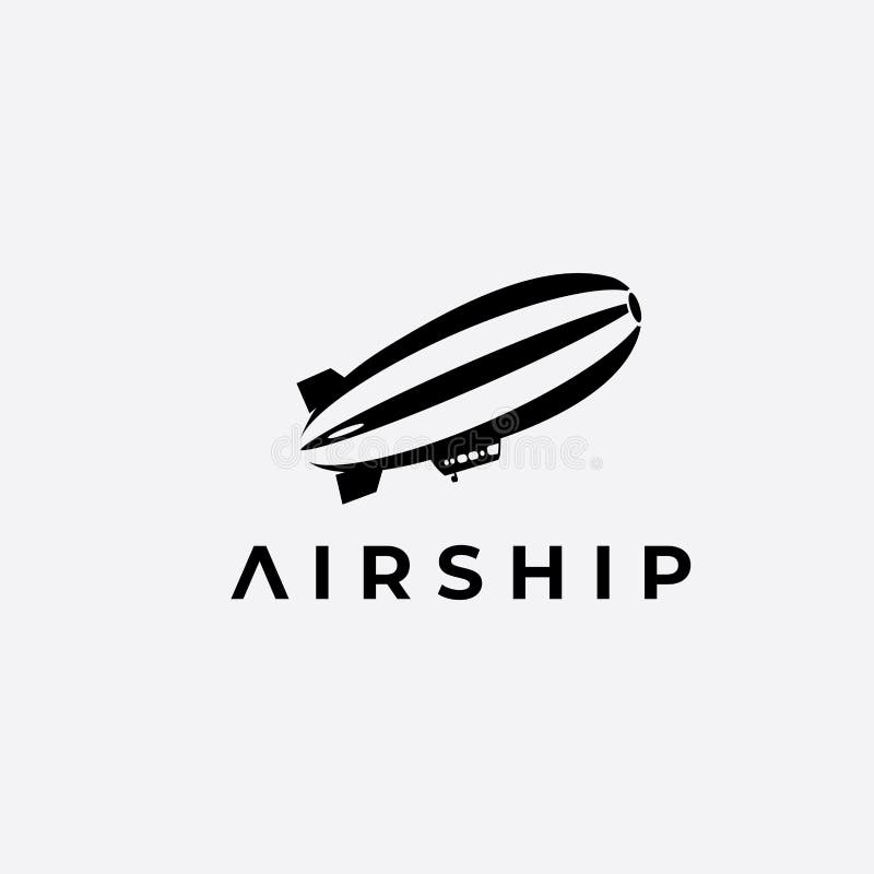 Airship Vector Logo Design. Airship Vector Icon Stock Vector ...