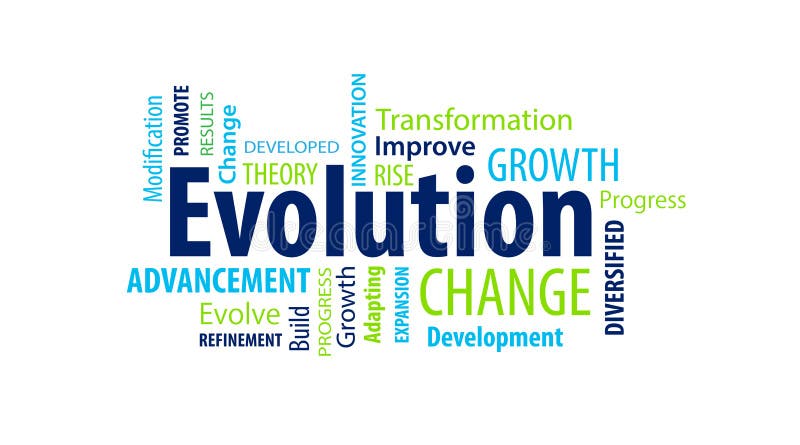 Evolution Word Stock Illustrations – 2,276 Evolution Word Stock ...