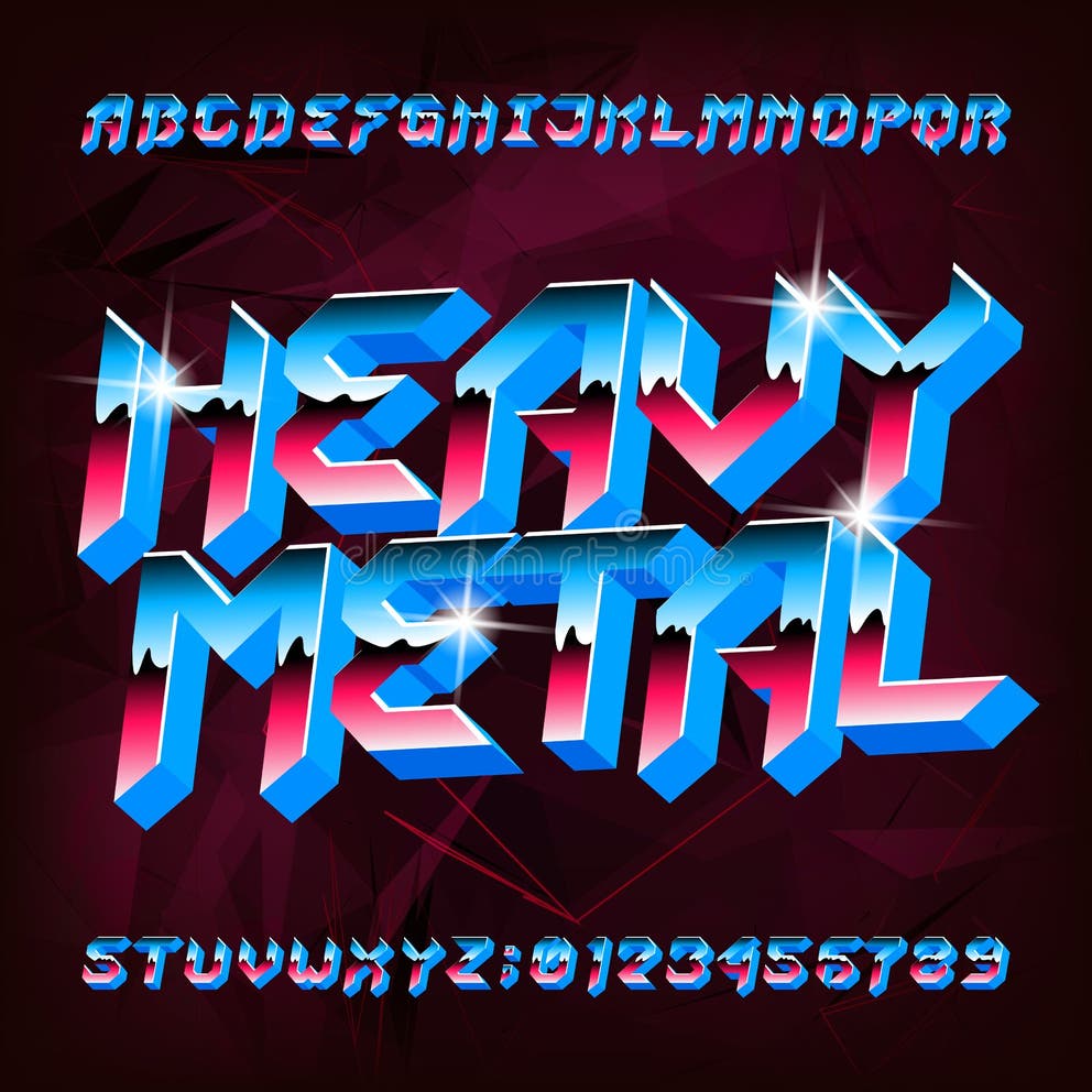 Heavy Metal Type Stock Illustrations – 1,745 Heavy Metal Type Stock ...