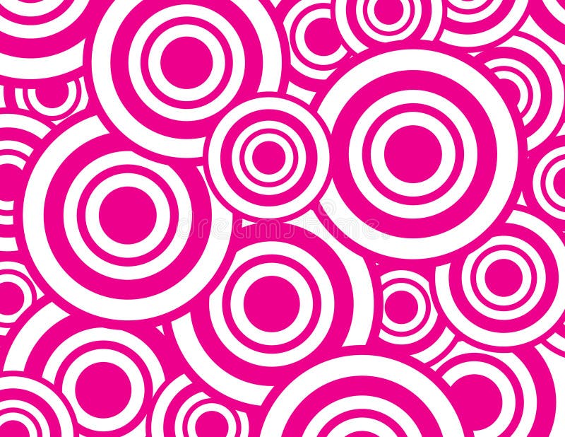 Pink Circle Background stock vector. Illustration of ornament - 153574778
