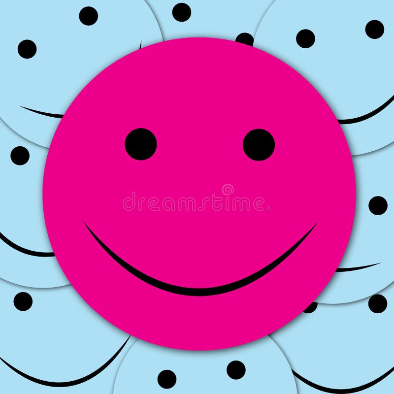 Happy Smiles Seamless Pattern. Yellow Emoji Vector Background. Smiles ...
