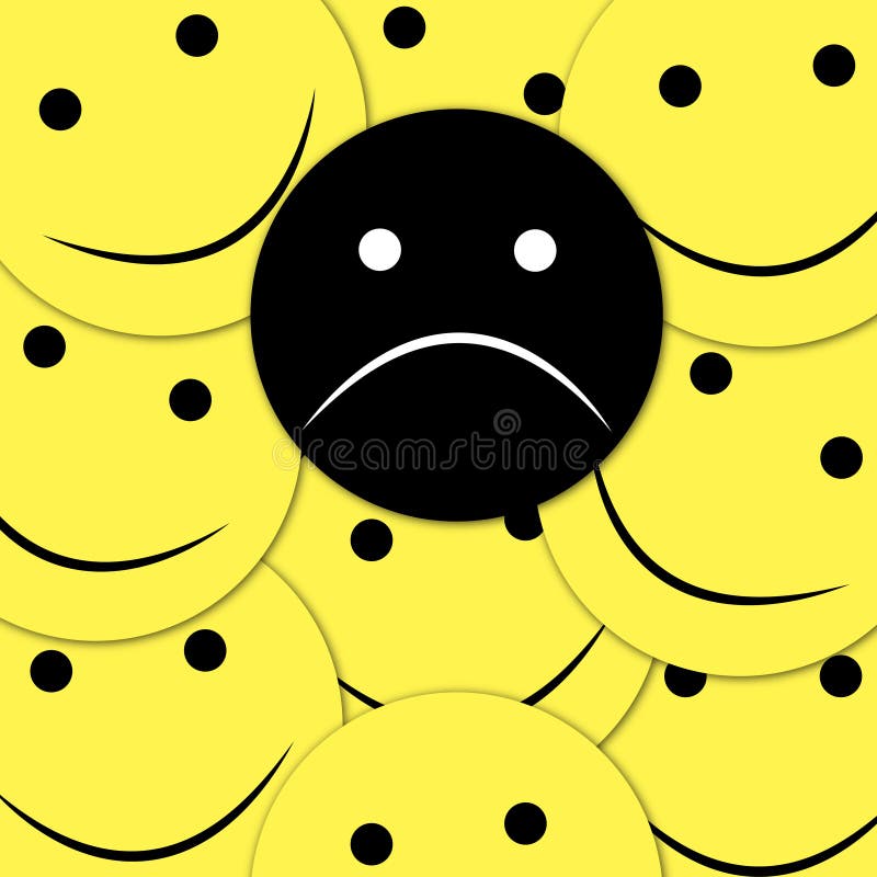 Happy Smiles Seamless Pattern. Yellow Emoji Vector Background. Smiles ...