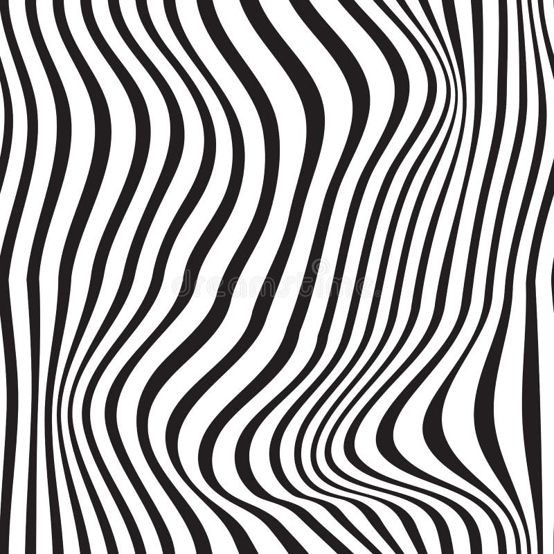 Pattern wavy zebra lines stock vector. Illustration of curve - 155524987