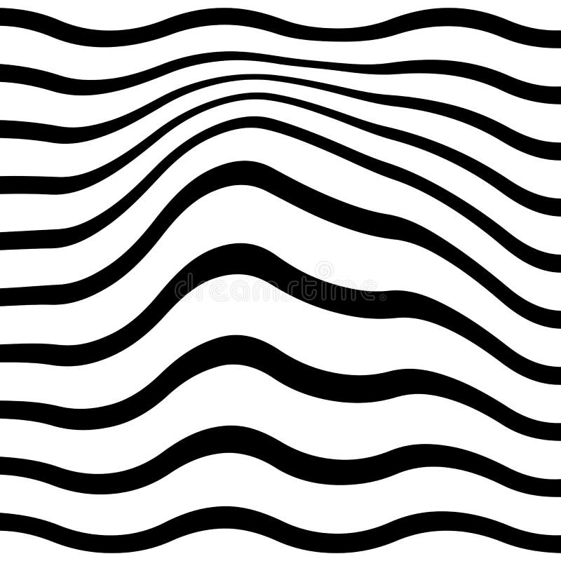 Pattern wavy zebra lines stock vector. Illustration of curve - 155524674