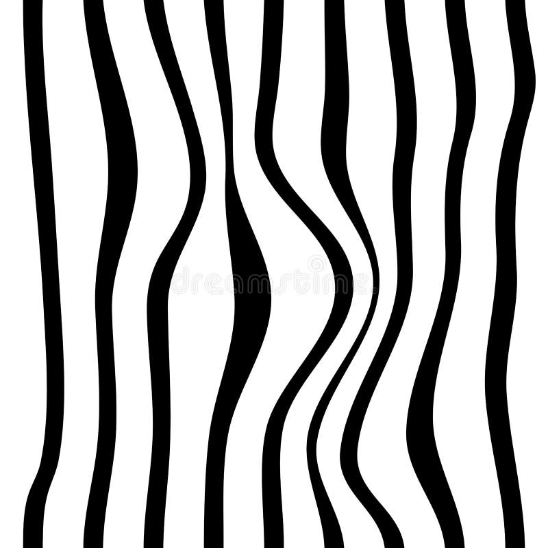 Pattern wavy zebra lines stock vector. Illustration of animal - 155526185