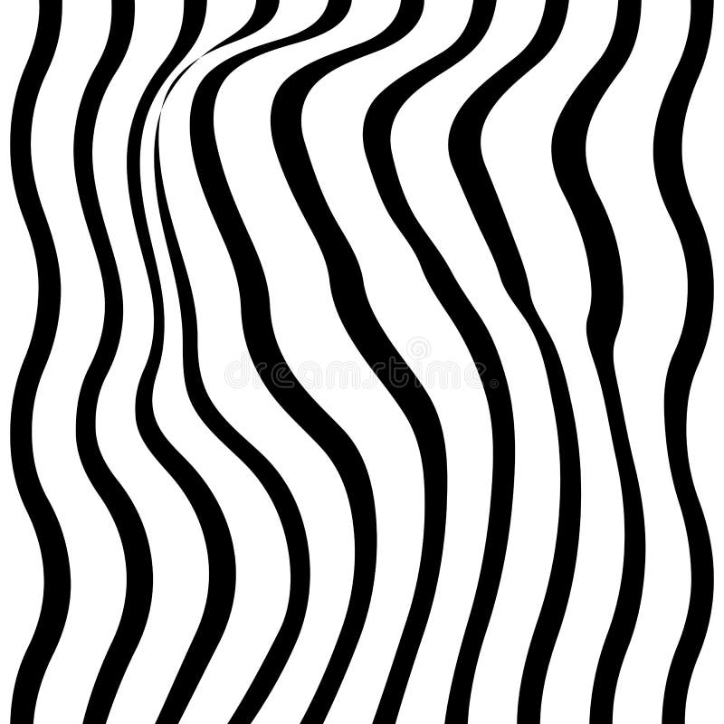 Pattern wavy zebra lines stock vector. Illustration of curve - 155524674
