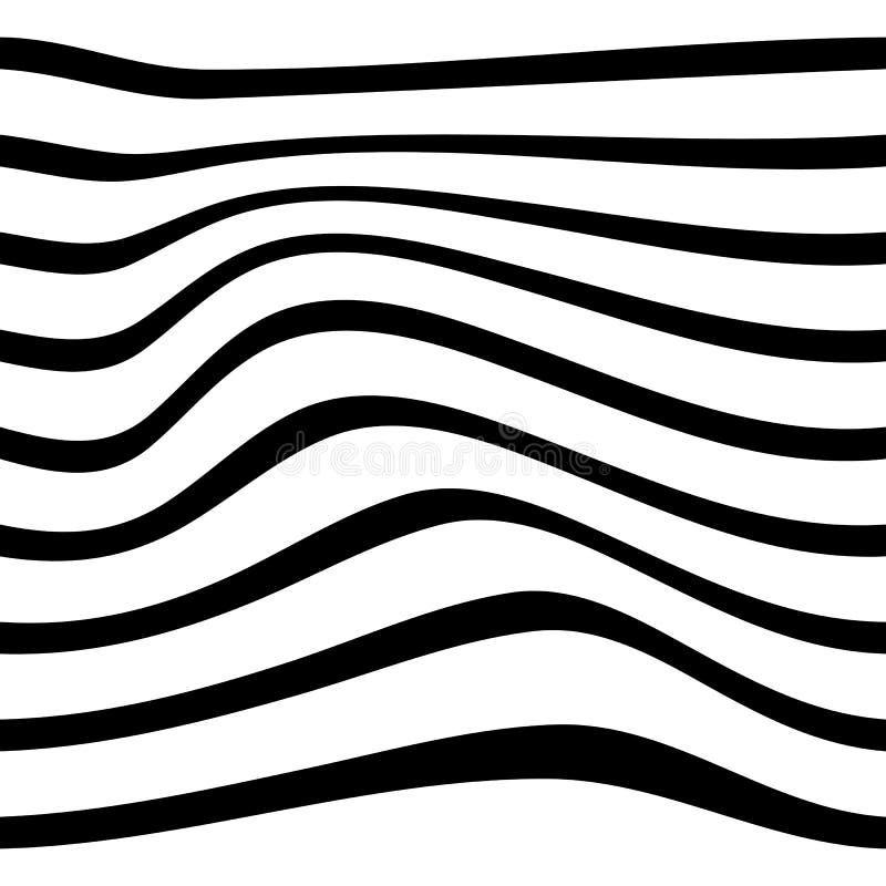 Pattern wavy zebra lines stock vector. Illustration of stretched ...