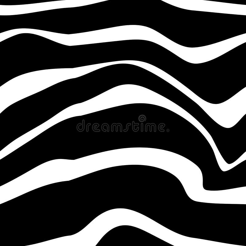 Pattern wavy zebra lines stock vector. Illustration of nature - 155533221