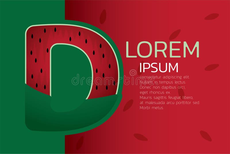 D Letter Label. Space Photo and Text. Stock Vector - Illustration of ...