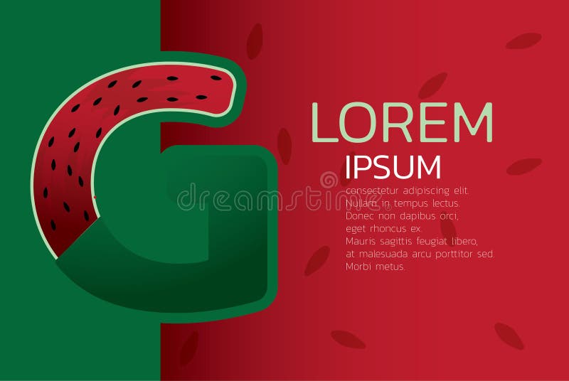 G Letter Label. Space Photo and Text. Stock Vector - Illustration of ...