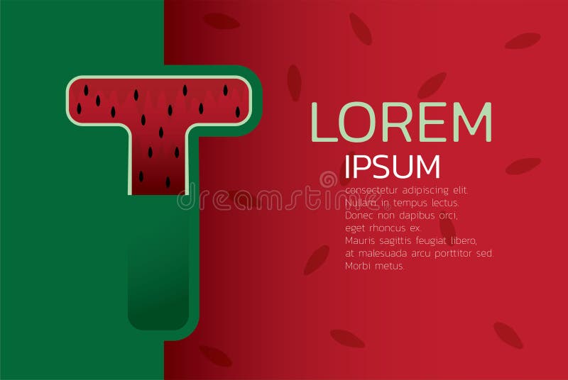 T Letter Label. Space Photo and Text. Stock Vector - Illustration of ...