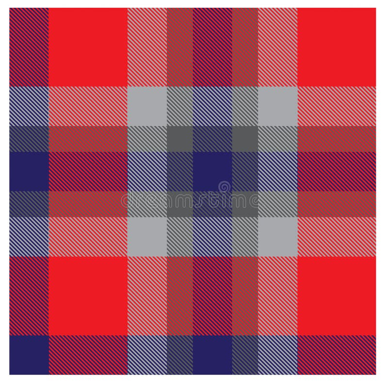 Colourful Classic Modern Plaid Tartan Seamless Print Pattern Stock ...