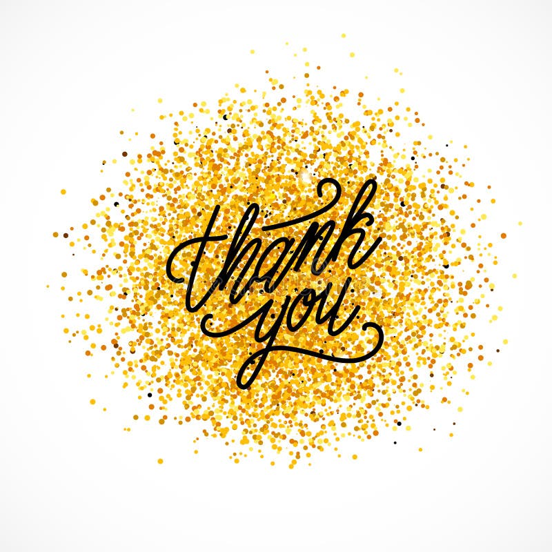 Thank You Words Gold Stock Illustrations – 149 Thank You Words Gold ...