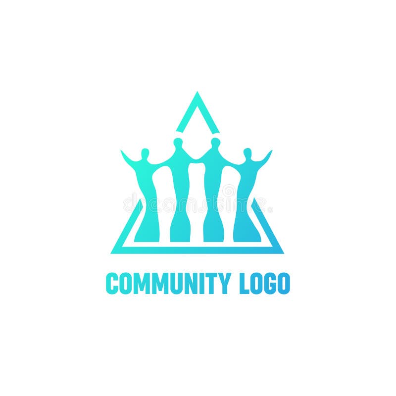 Community Logo Hands Triangle Stock Illustrations – 29 Community Logo ...