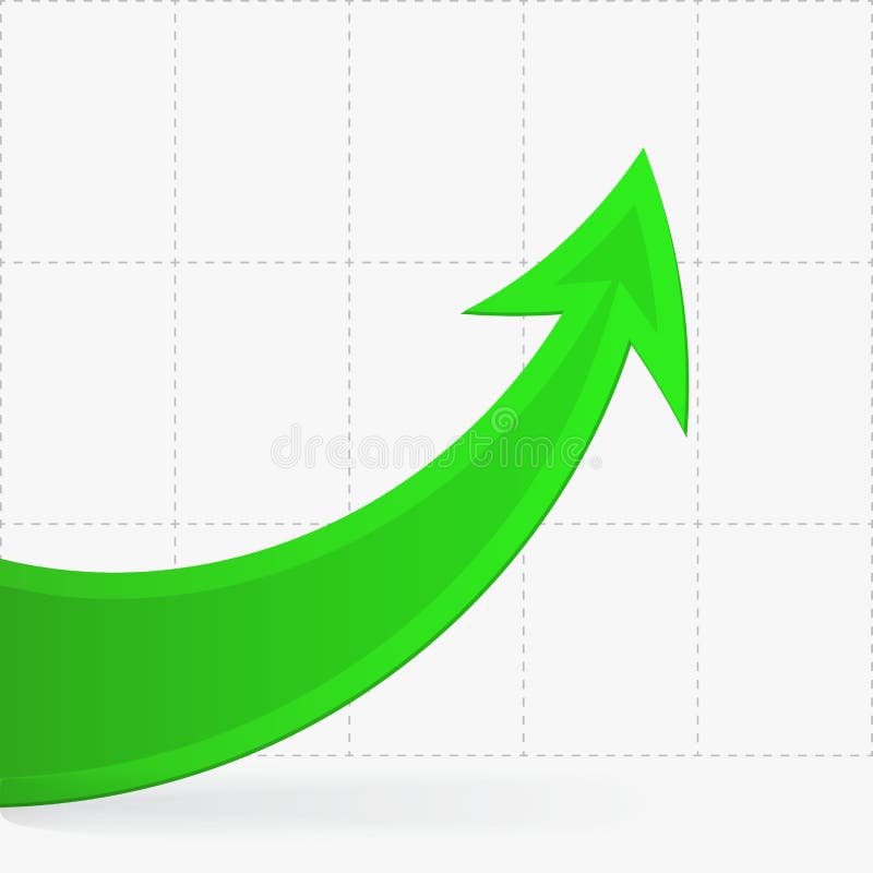 Simple Green Upward Arrow Stock Illustrations – 236 Simple Green Upward ...