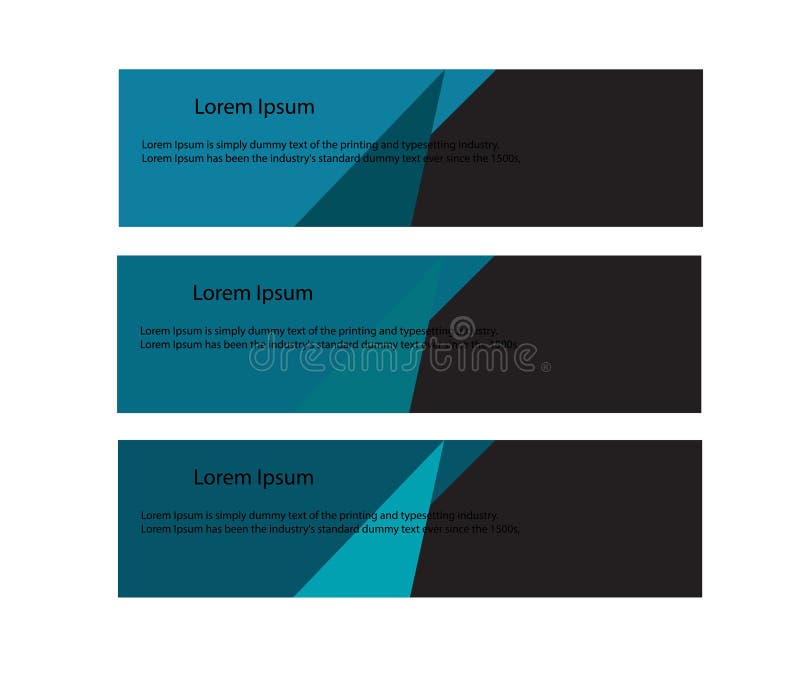 Vector Abstract Geometric Design Banner Web Template. Stock ...