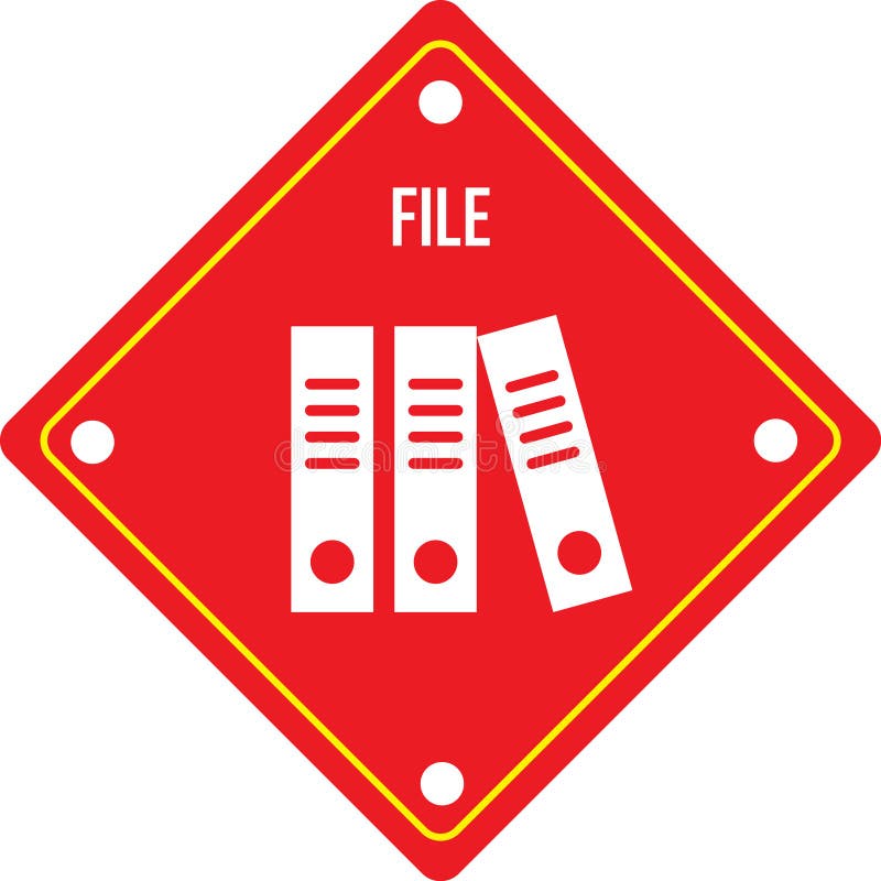 Colourful File Server Icons Stock Vector - Illustration of open, center ...