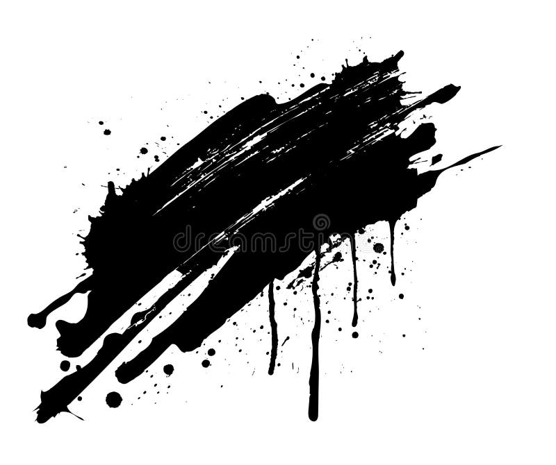 Splashing Pattern Vector Illustration Stock Vector - Illustration of ...