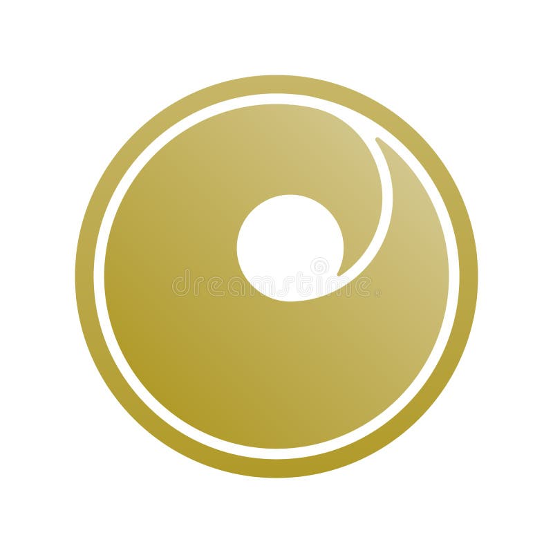 Japanese Traditional Mark Illustration / Moon Motif Stock Vector ...