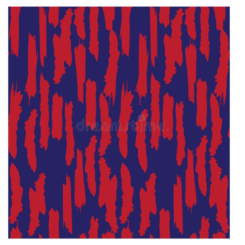 Abstract Colourful Brushstrokes Seamless Print/Pattern in Vector Stock ...