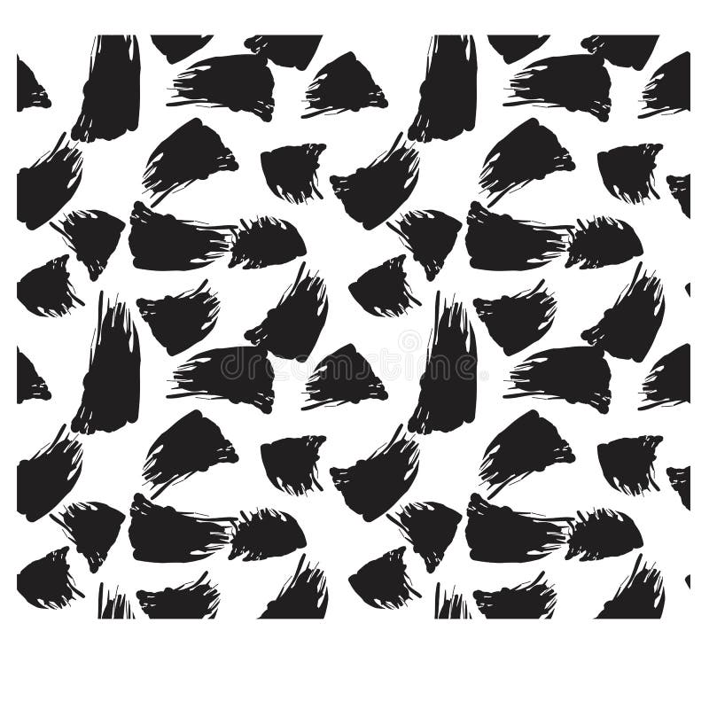 Abstract Colourful Brushstrokes Seamless Print/Pattern in Vector Stock ...