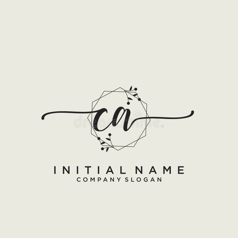 CA Beauty Vector Initial Logo, Handwriting Logo of Initial Signature ...