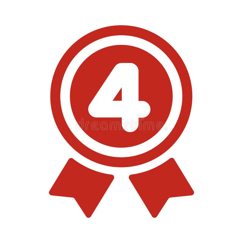 4th Place Ribbon Stock Illustrations – 68 4th Place Ribbon Stock ...