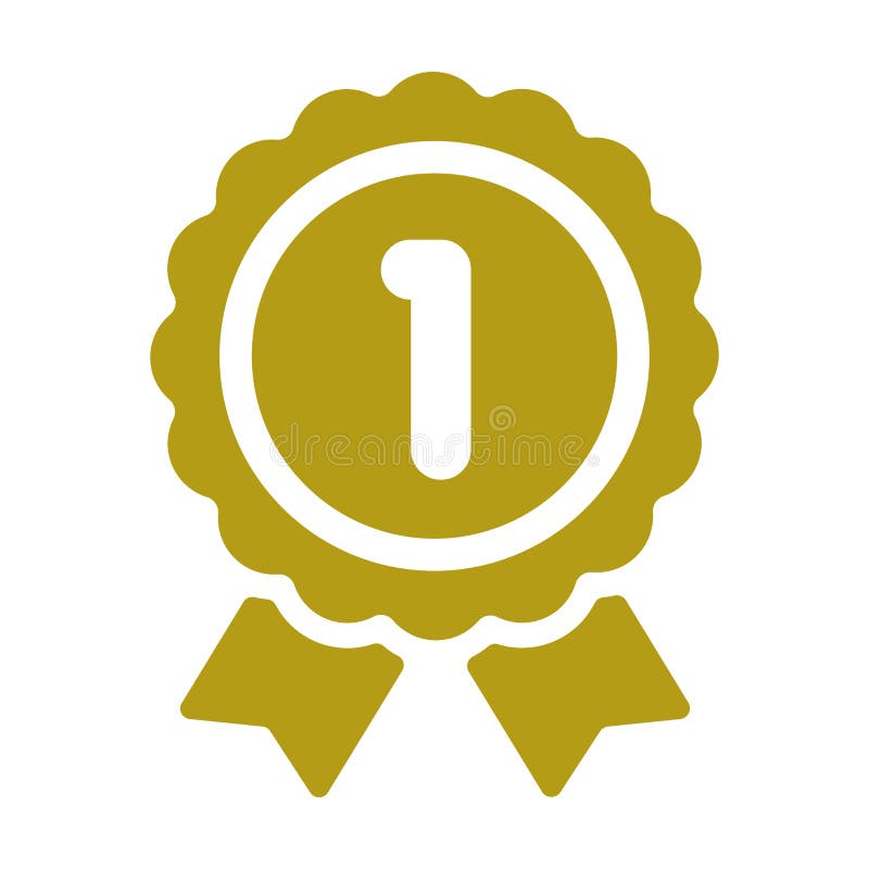 Ranking Medal Icon Illustration Set / from 1st Place To 10th Place ...