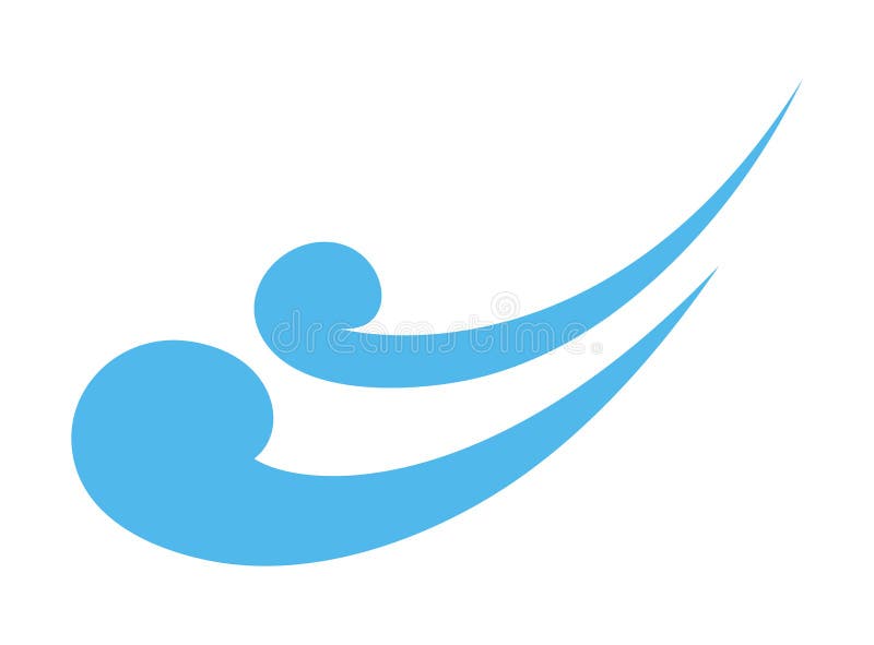Wind / breeze icon stock vector. Illustration of flat - 161138625
