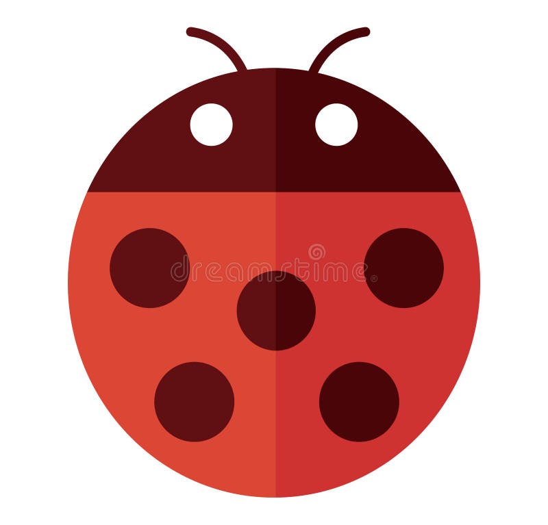 Ladybug / ladybird icon stock vector. Illustration of isolated - 161139306