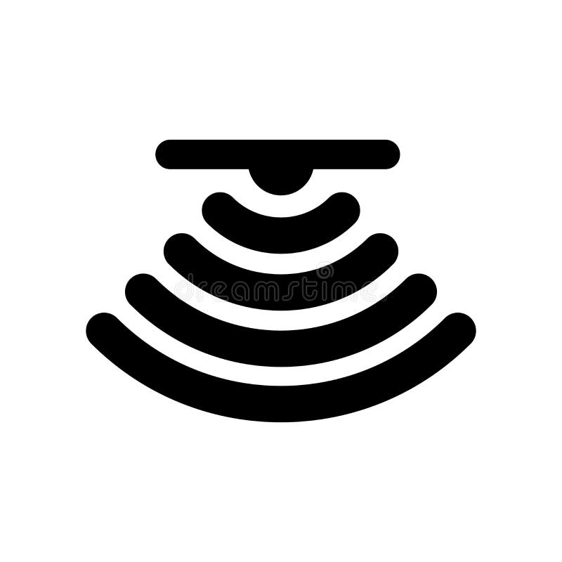 Vector Image Of Motion Sensor Stock Vector - Illustration of alarm ...