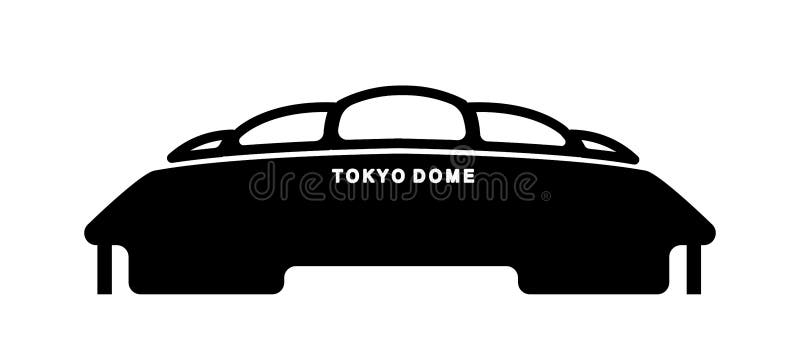 Tokyo Landmark Building / Tokyo Dome Stock Vector - Illustration of ...