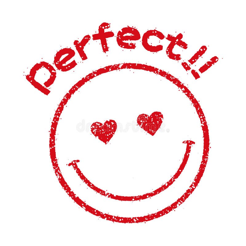 Emoticons , Face Stamp Icon / Well Done! Stock Vector - Illustration of ...