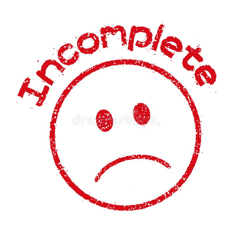 Emoticons , Face Stamp Icon / Incomplete Stock Vector - Illustration of ...