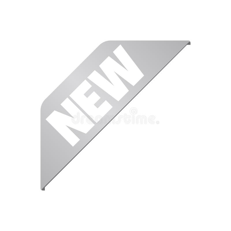 New banner corner ribbon stock vector. Illustration of banner - 161151111