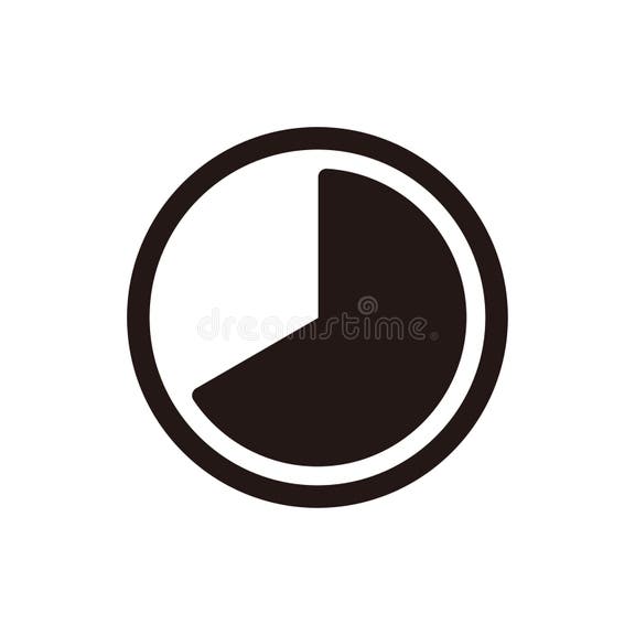 Time Progression / Time Range Icon Stock Vector - Illustration of black ...