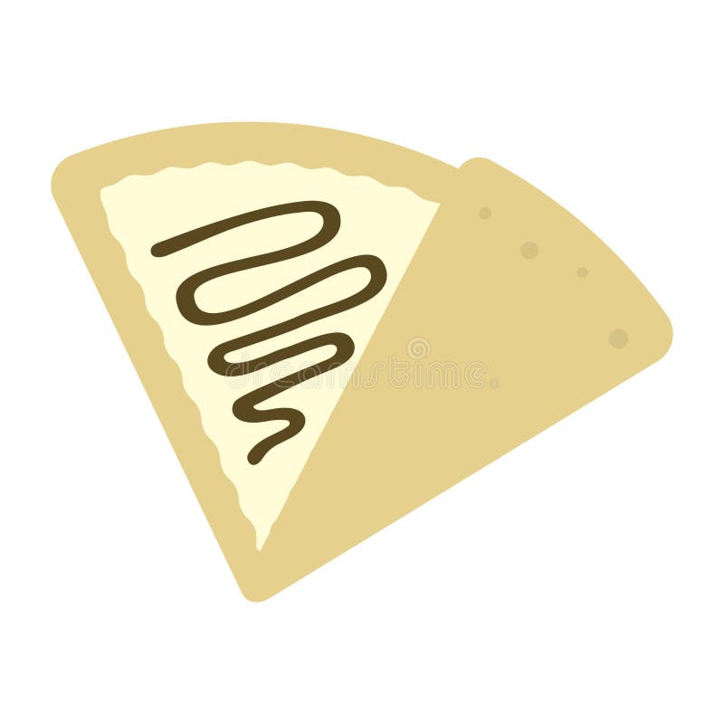 Crepe Illustration Icon Set Stock Vector - Illustration of isolated ...