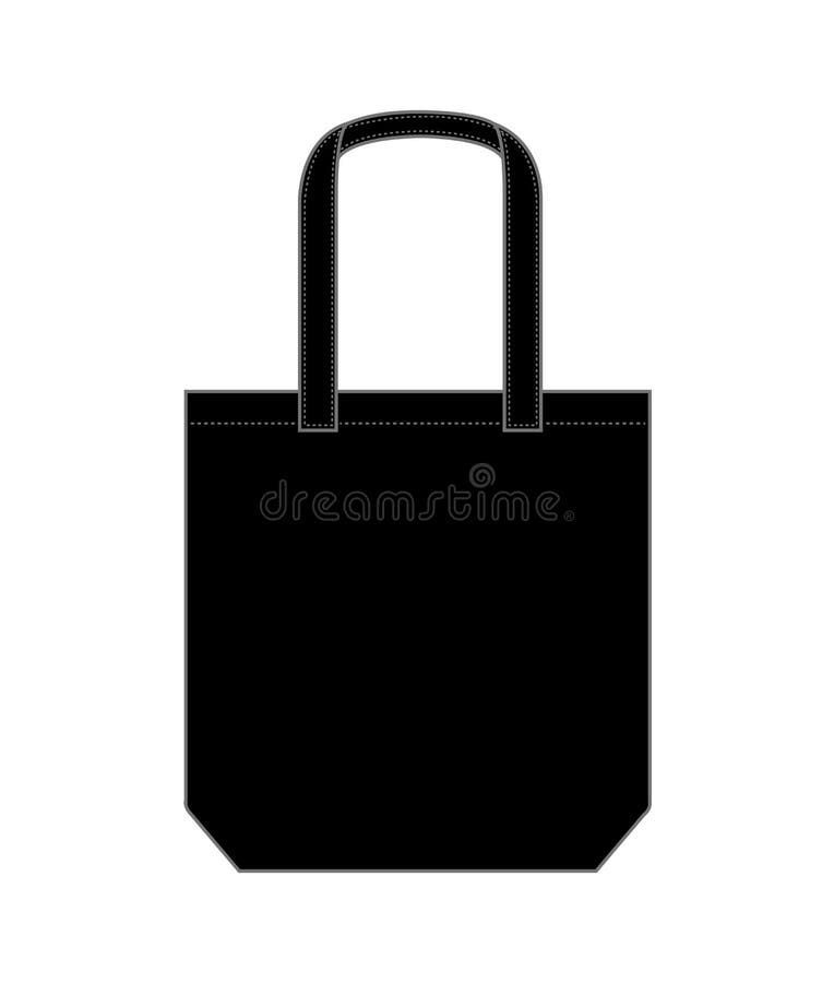 Tote Bag , Shopping Bag , Eco Bag Template Illustration Stock Vector ...