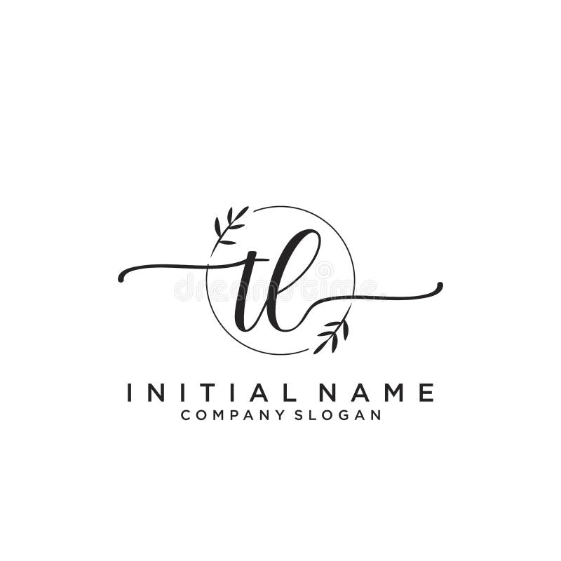 TL Letter Initial Beauty Monogram and Elegant Logo Design, Handwriting ...