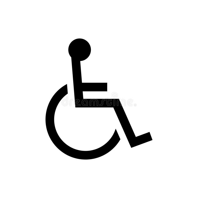 Handicapped symbols stock illustration. Illustration of access - 6809488