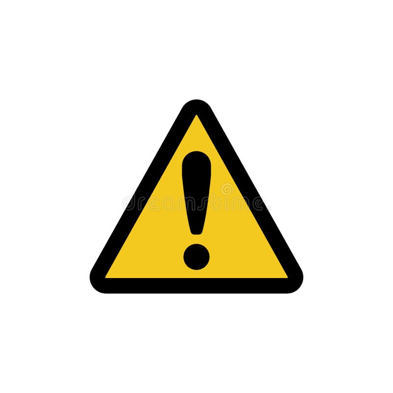 Public Safety Sign Icon / General Caution Stock Vector - Illustration ...