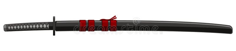 Katana , Japanese Sword / Sheath Stock Vector - Illustration of ...