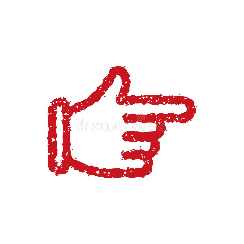 Finger arrow icon stock vector. Illustration of finger - 161143569