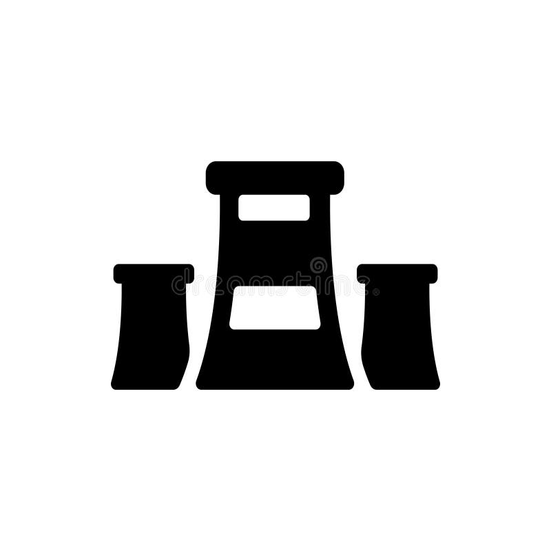 Plant, Factory, Complex Icon Stock Vector - Illustration of carbon ...