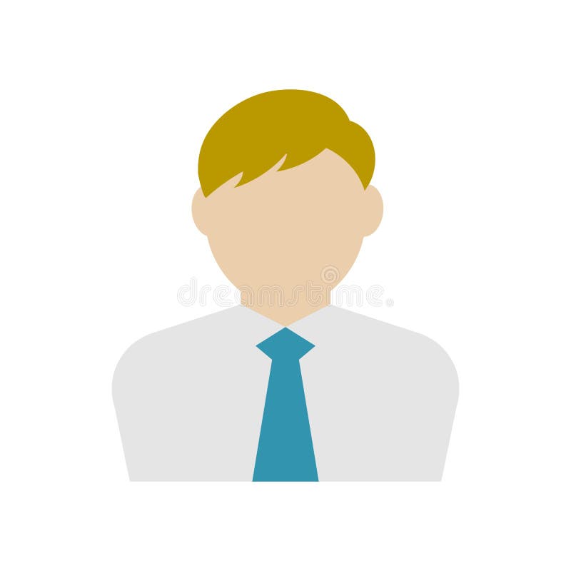 Faceless Business Man Avatar Illustration Stock Vector - Illustration ...