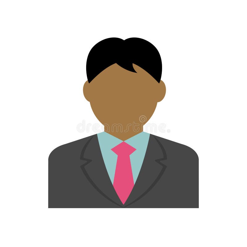 Faceless Business Man Avatar Illustration Stock Vector - Illustration ...