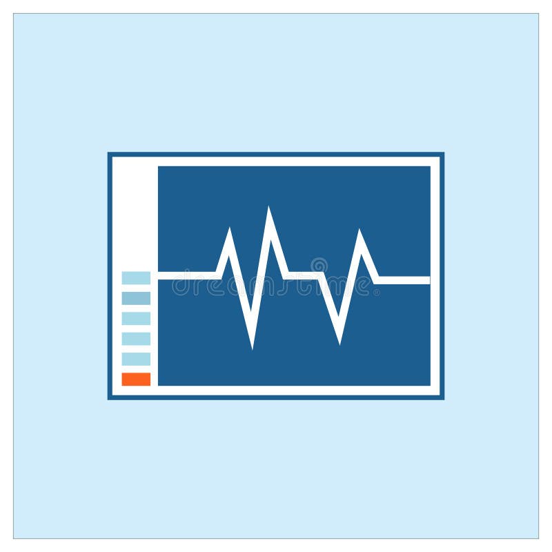 Graphic Simple Blue Health Icon Vector Ilustration Stock Vector ...