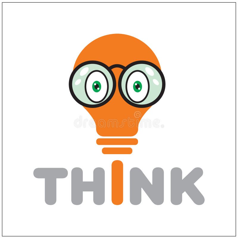 Think Simple Logo Vector Ilustration Stock Vector - Illustration of ...